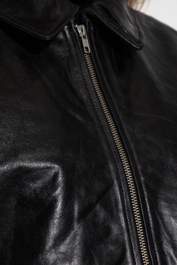 Black Leather jacket Kurt HERSKIND - Vitkac GB